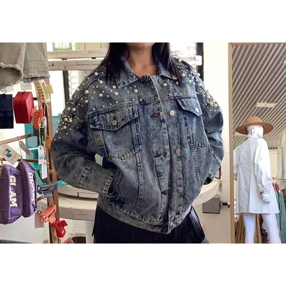 CAROLE CHRISTIAN | Jackets & Coats | New Carole Christian Denim Jacket ...